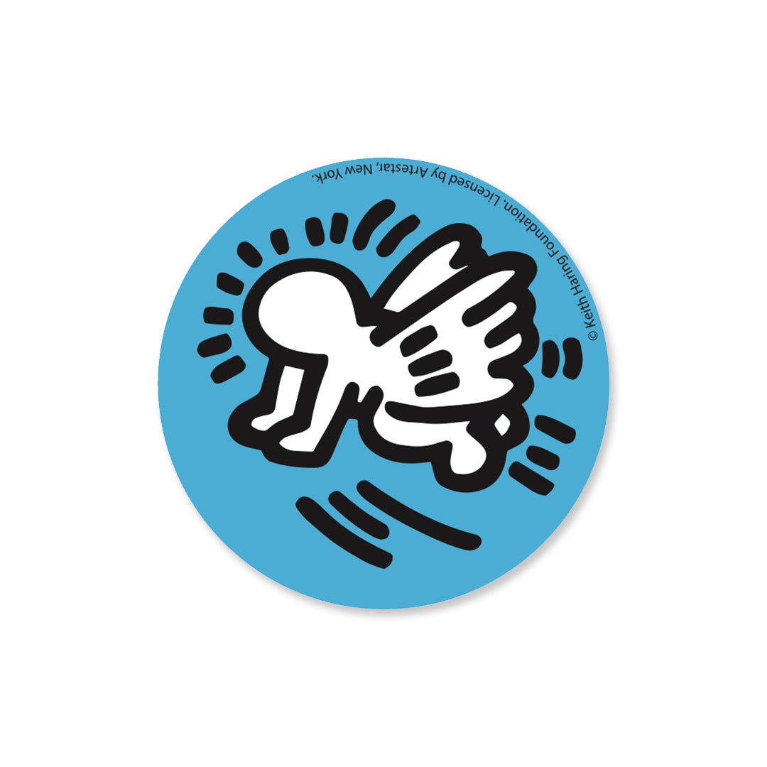 White Angel Baby Button