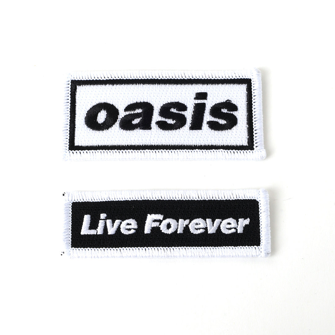 Oasis Live Forever Patch Set