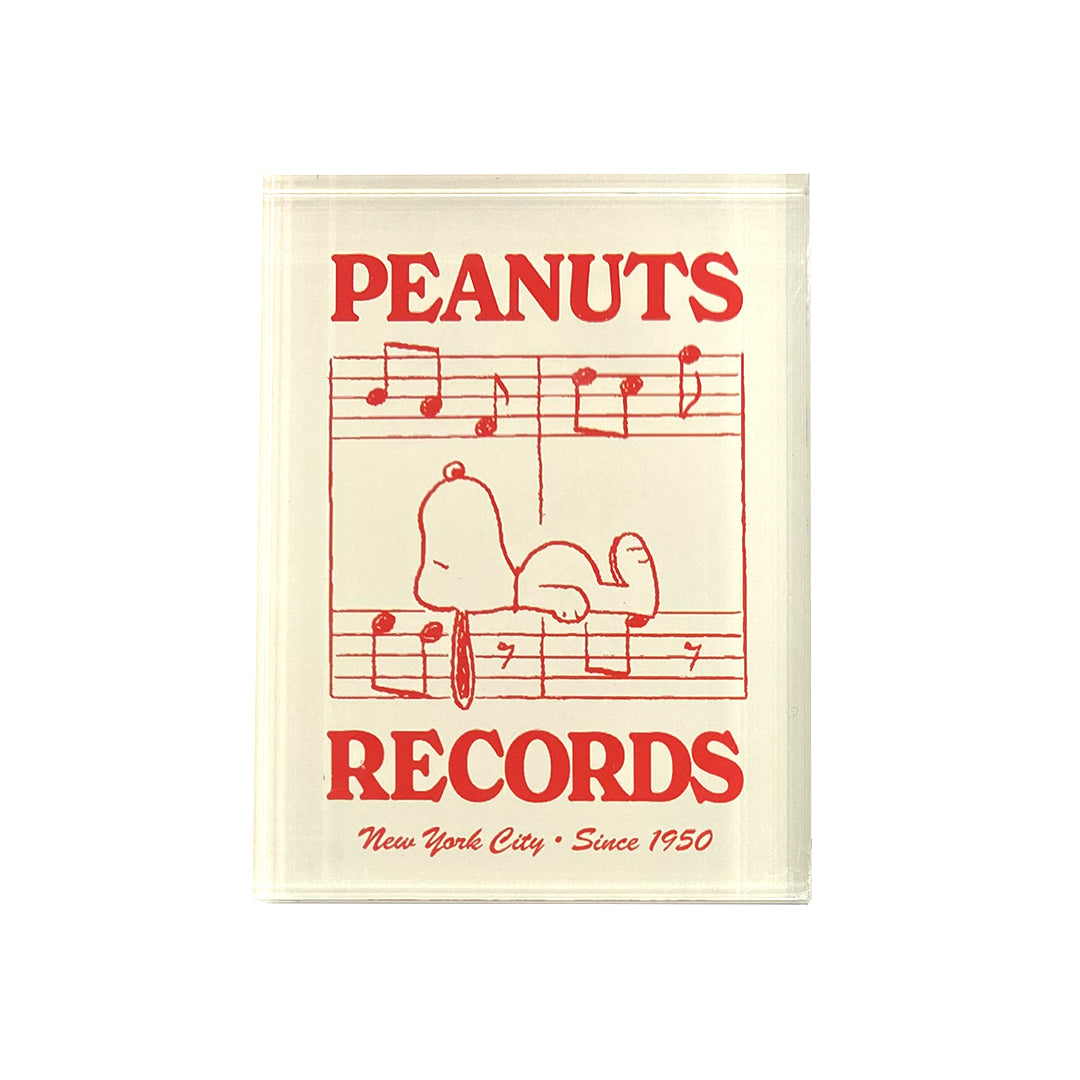 Snoopy Peanuts Records Magnet