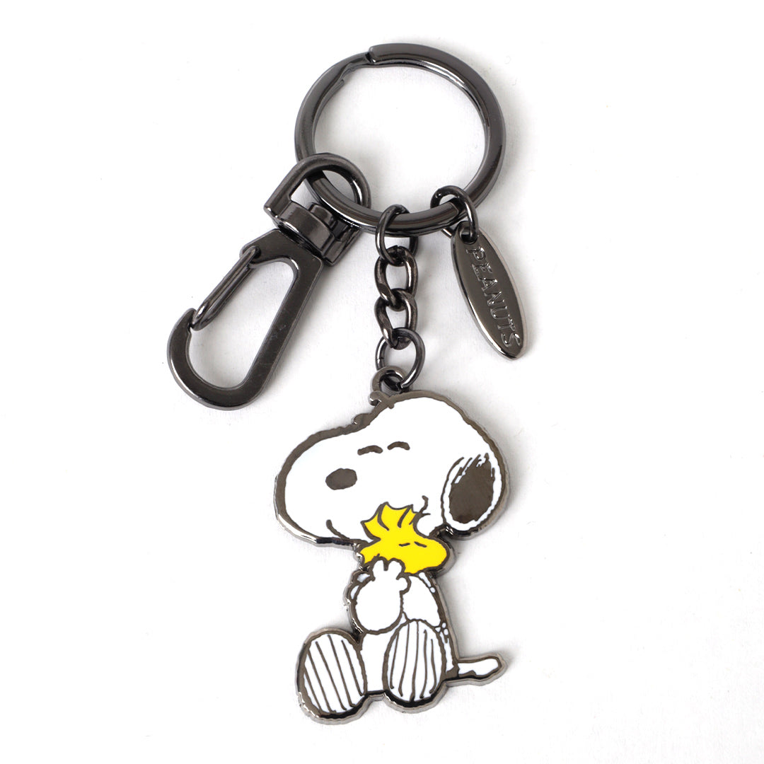 Snoopy Hugging Woodstock Keychain