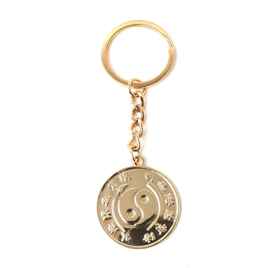 Bruce Lee Core Symbol Medallion Keychain