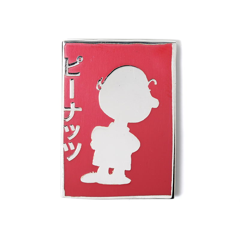 Charlie Brown Red Sign Pin