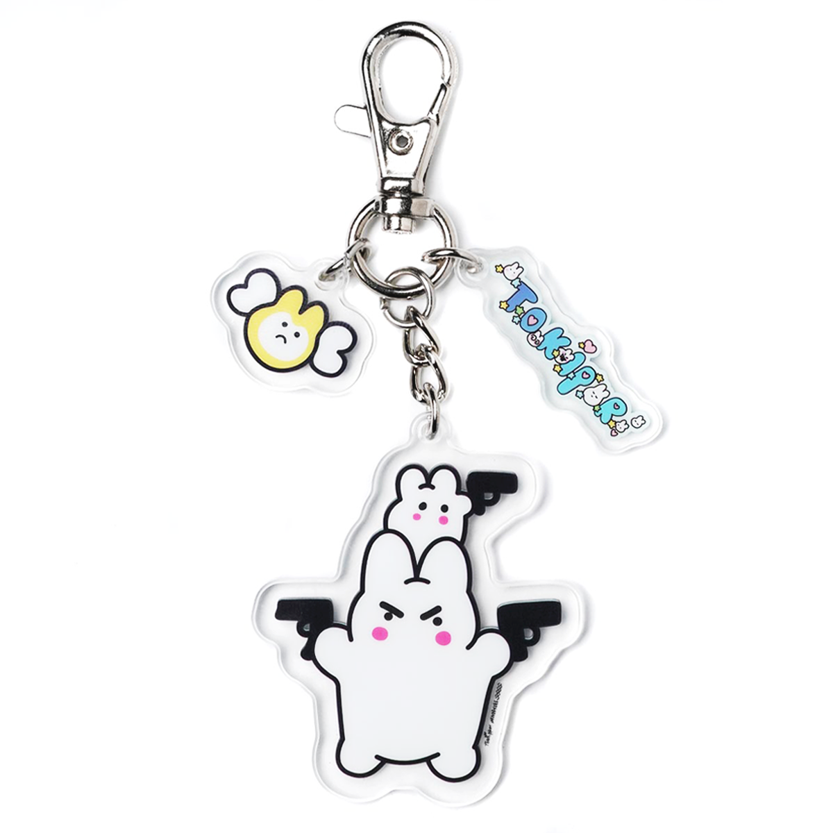 Bunny Stack Keychain